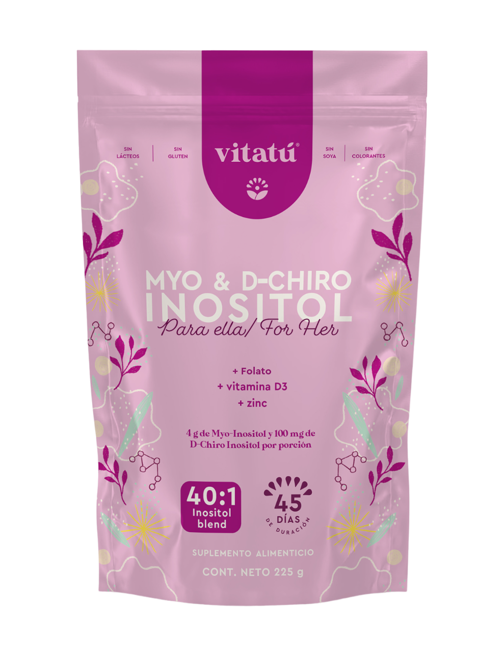 Myo & D-Chiro Inositol – Vitatú Nutricion y Bienestar