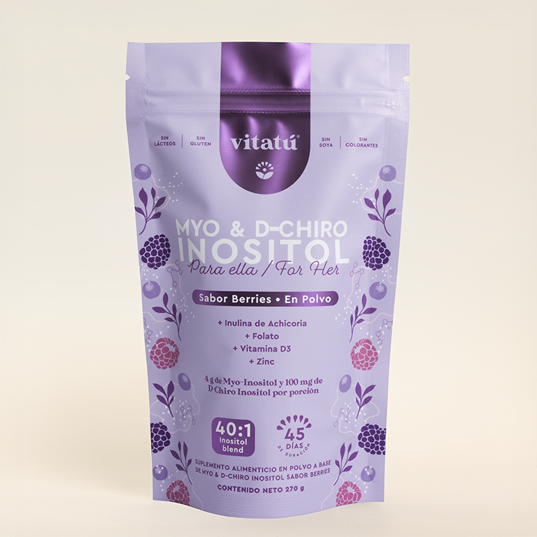 Myo & D-Chiro Inositol Sabor Berries – Vitatú Nutricion y Bienestar